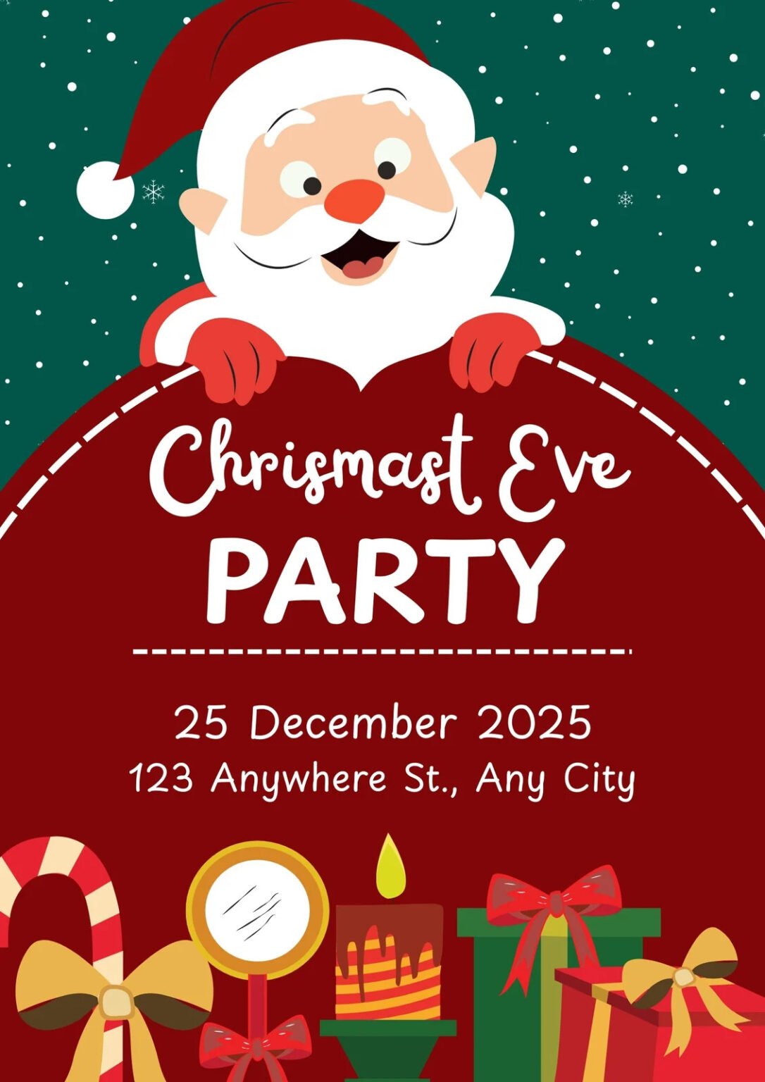 110+ Christmas Eve Party Invitation Messages » Message Valley