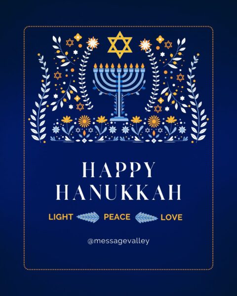 100+ Religious Hanukkah Blessings, Prayers and Quotes * MESSAGE VALLEY