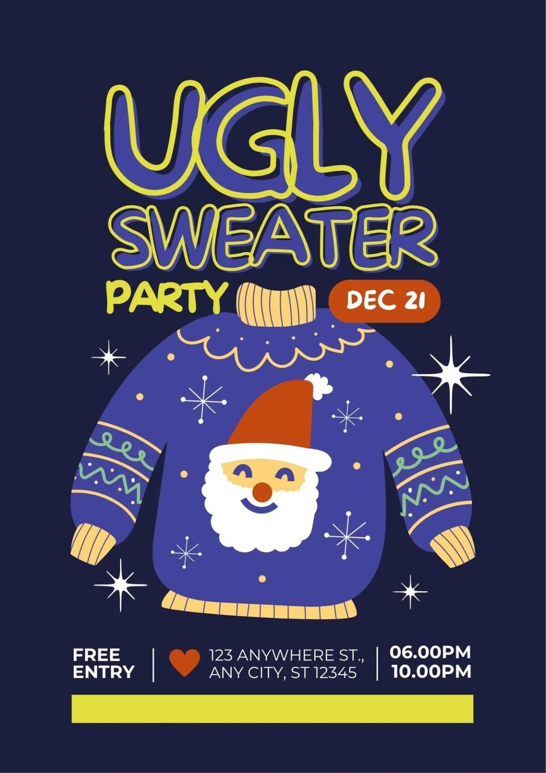 Ideas to Throw an Unforgettable Ugly Christmas Sweater Party » Message ...
