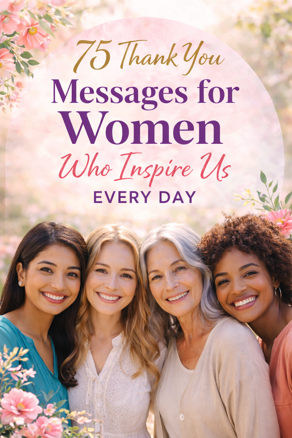 75 Thank You Messages for Women Who Inspire Us Every Day » Message Valley